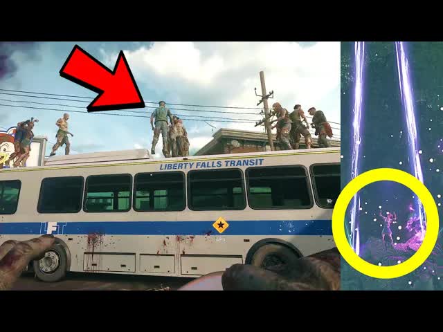 Liberty Falls zombie rave Easter egg guide! Dancing bus (Black Ops 6 ...
