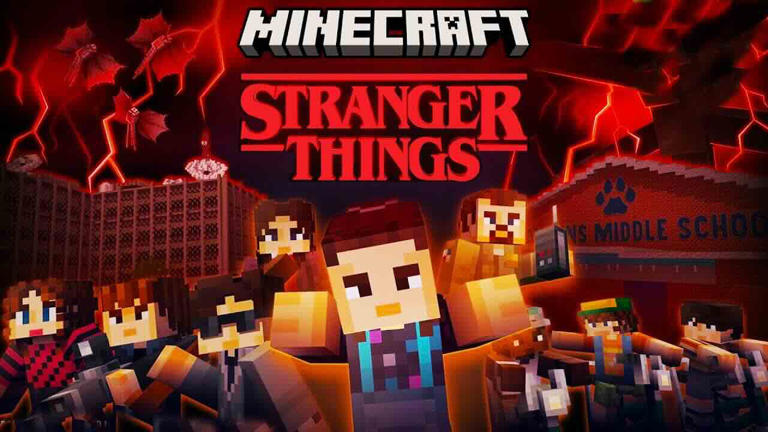 Minecraft e Stranger Things, è ora disponibile il DLC crossover ...