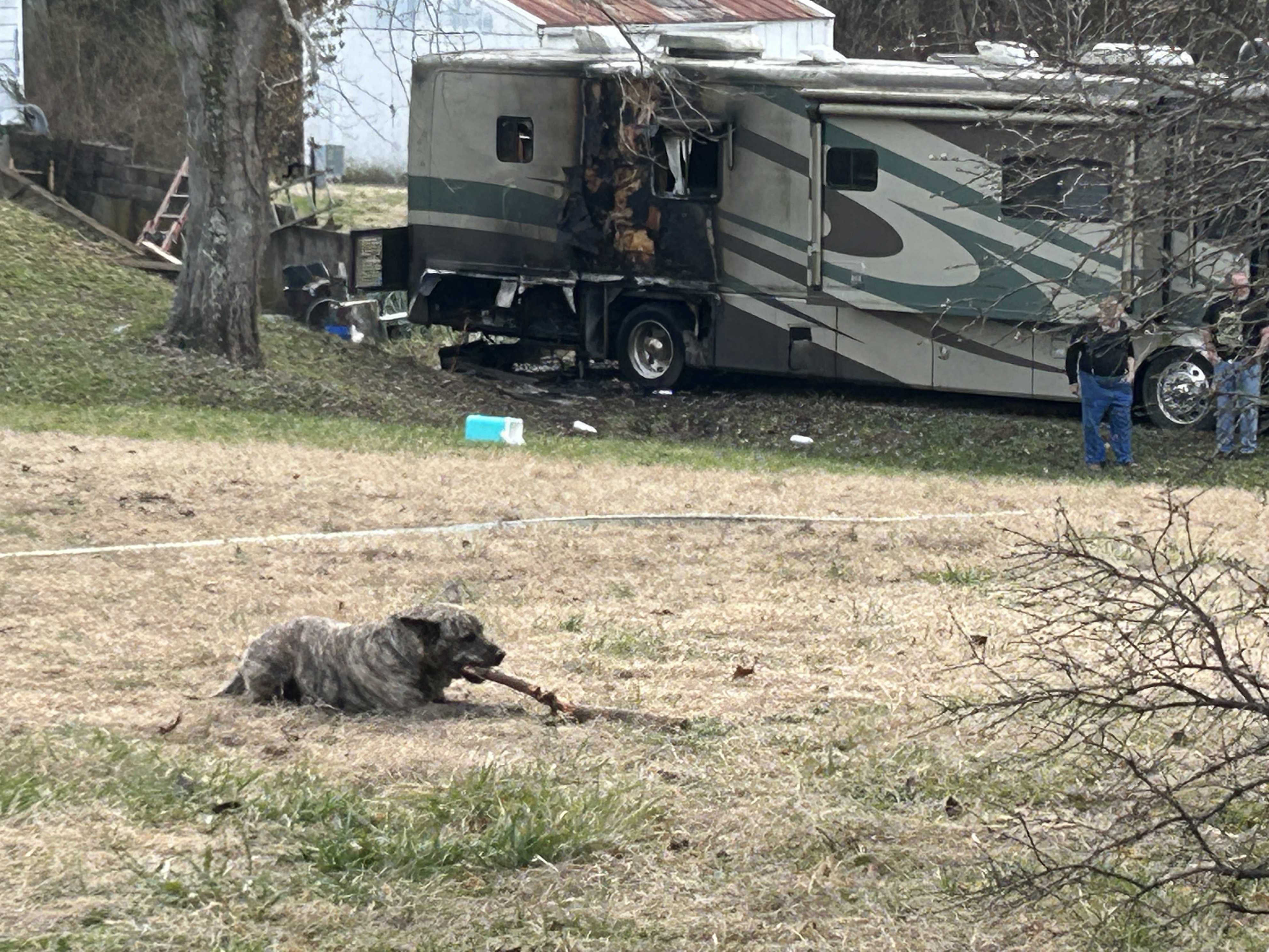 Firefighters respond to scene of RV fire in Campbell County
