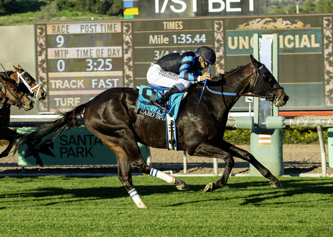 Cabo Spirit scores front-end win in San Gabriel