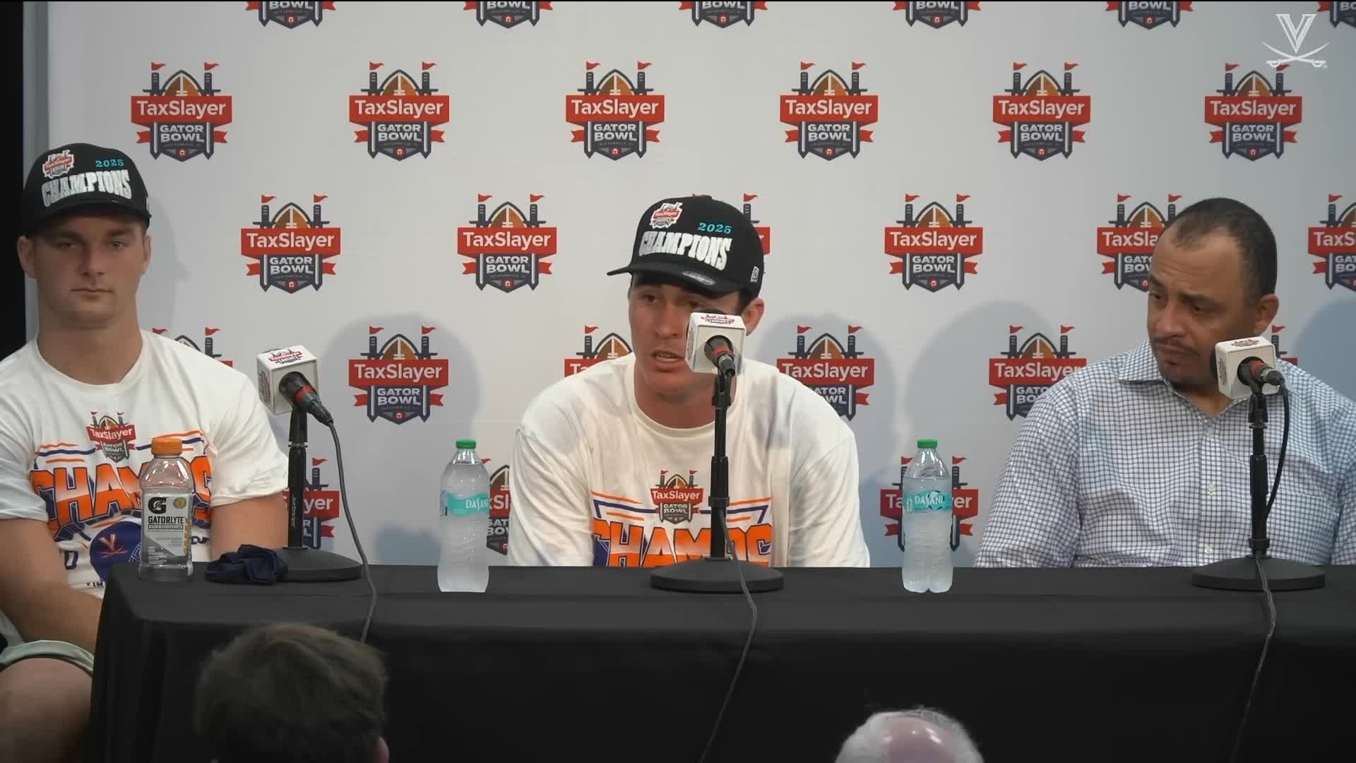 Coach, players react to Virginia notching first 11-win season