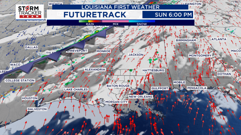 Baton Rouge weather: Cold front to bring big change to temperatures