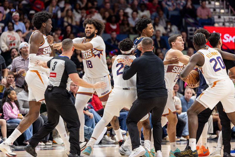Jose Alvarado, Mark Williams suspended for roles in Pelicans-Suns fight