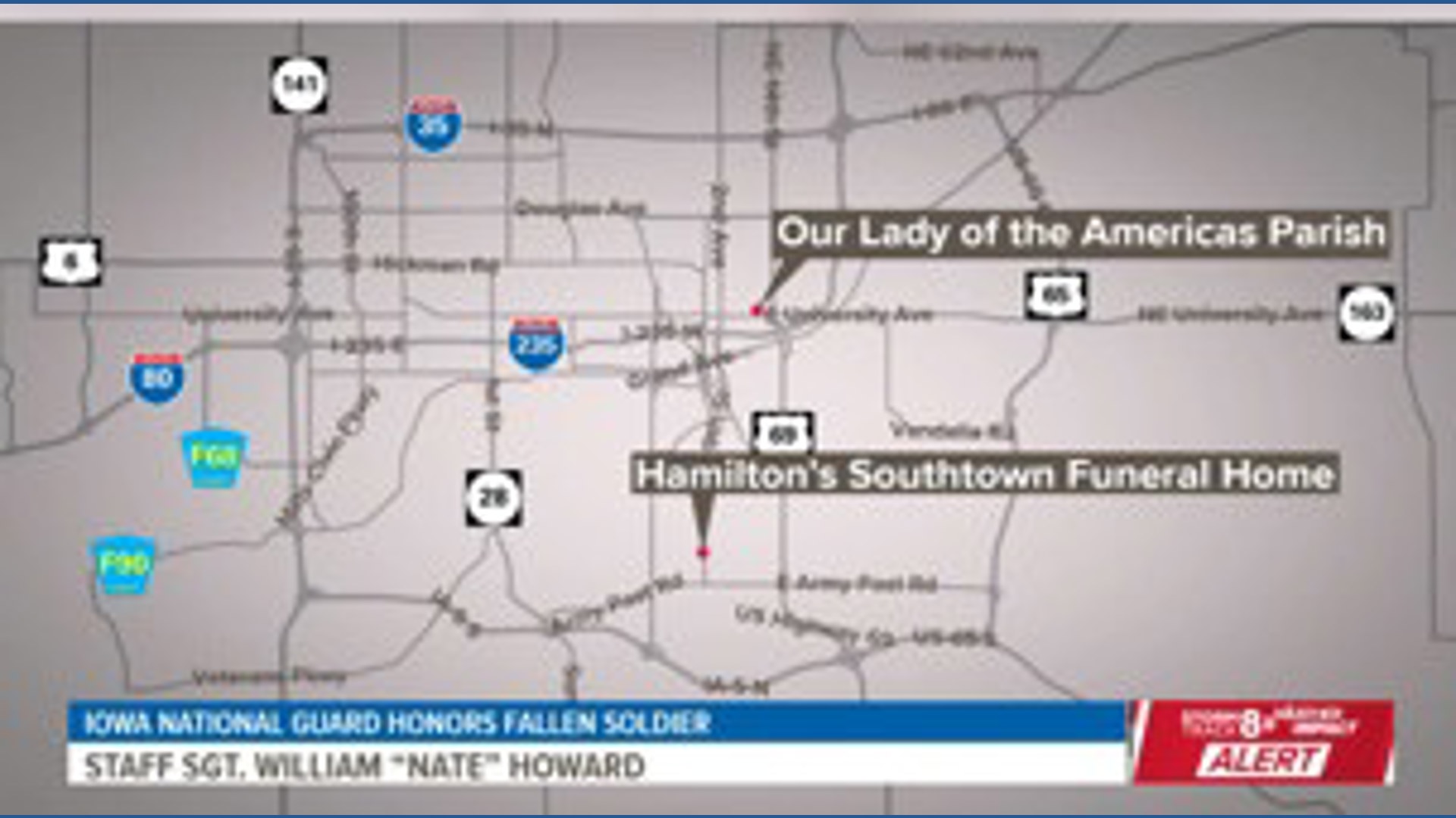 Marshalltown community honors Staff Sgt. William "Nate" Howard