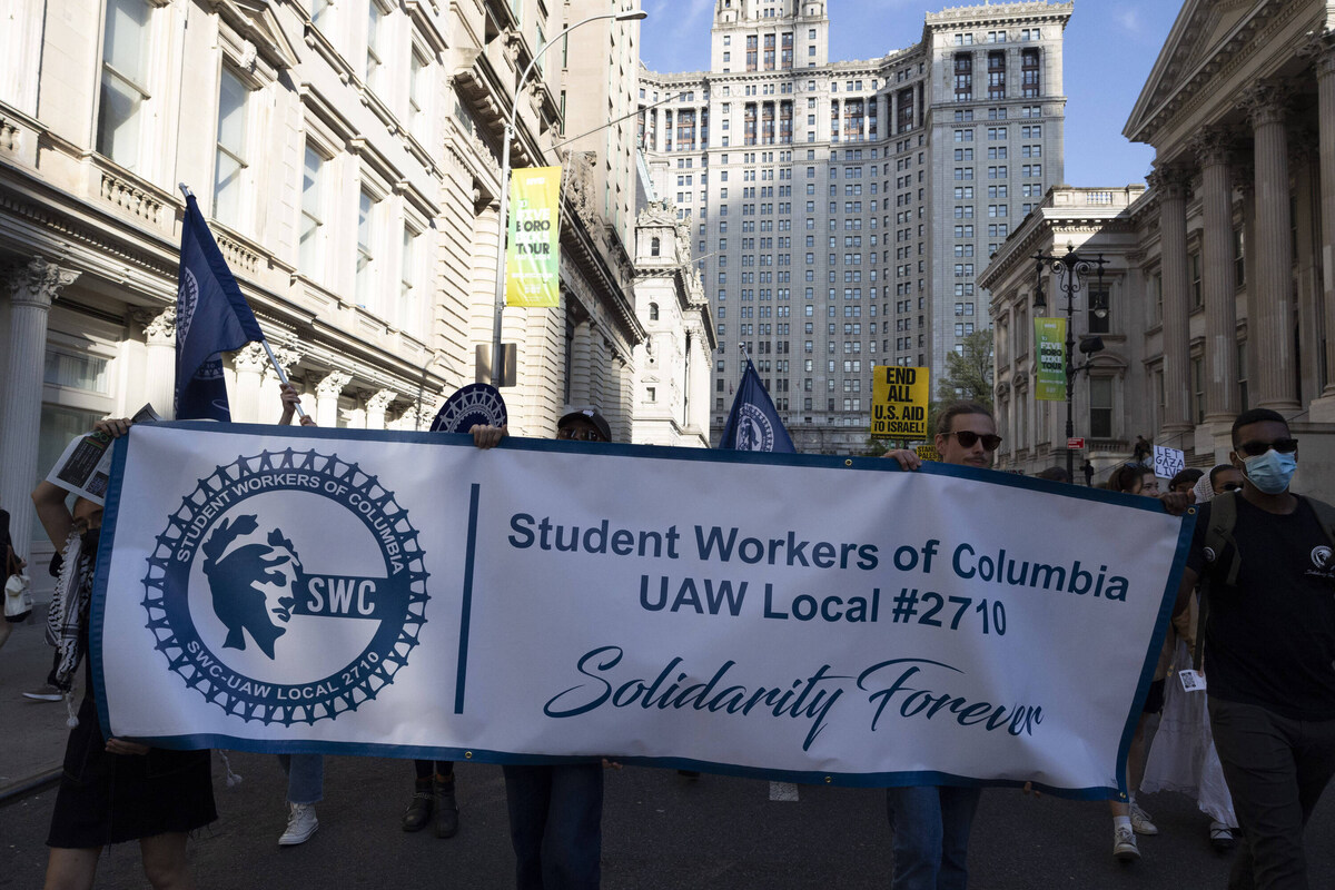 Columbia University expels leader of student workers union in latest ...