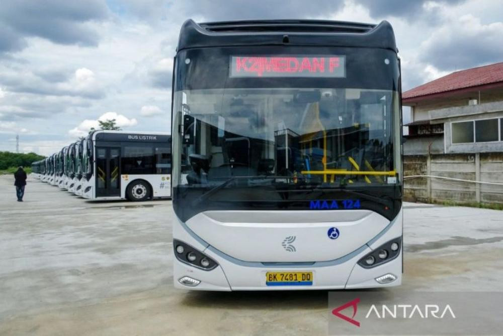 Cara naik bus listrik Medan beserta rute dan tarifnya 2026