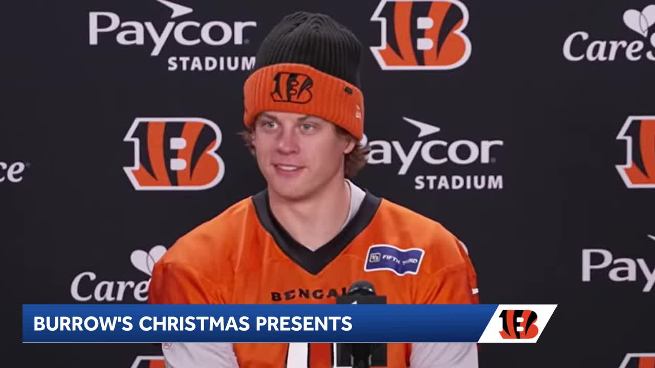 Prehistoric presents? Joe Burrow gives unusual Christmas gifts to ...