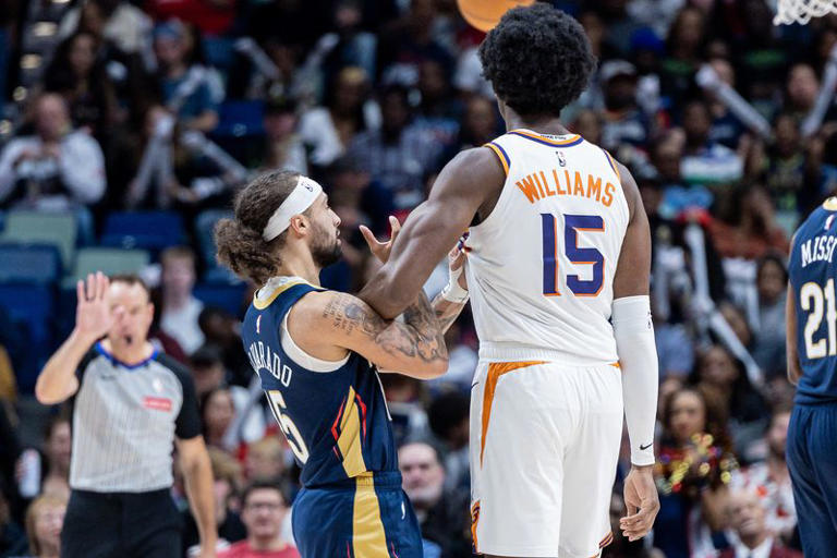 Jose Alvarado, Mark Williams suspended for roles in Pelicans-Suns fight