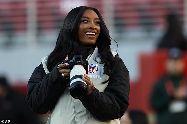 Simone Biles is handed new sideline role for her husband's Sunday Night ...