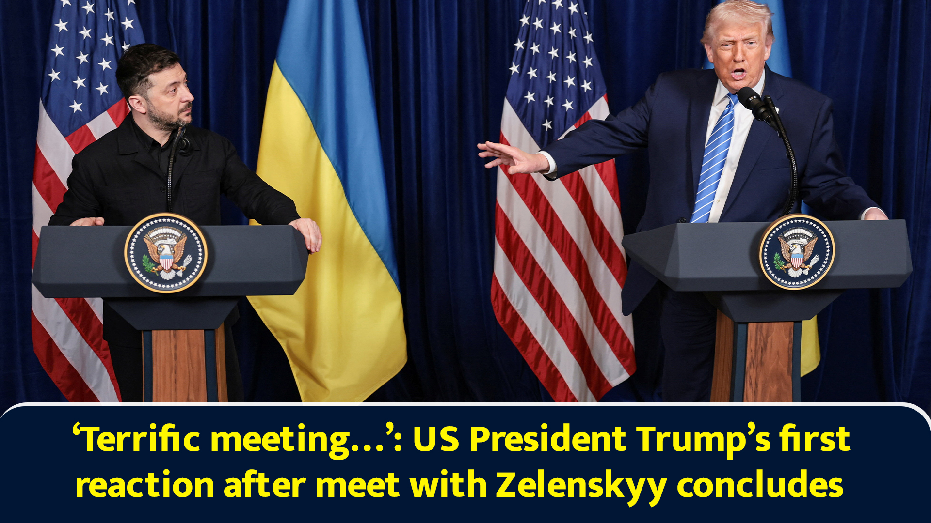 ‘Terrific meeting…’: US President Trump’s first reaction after meeting ...