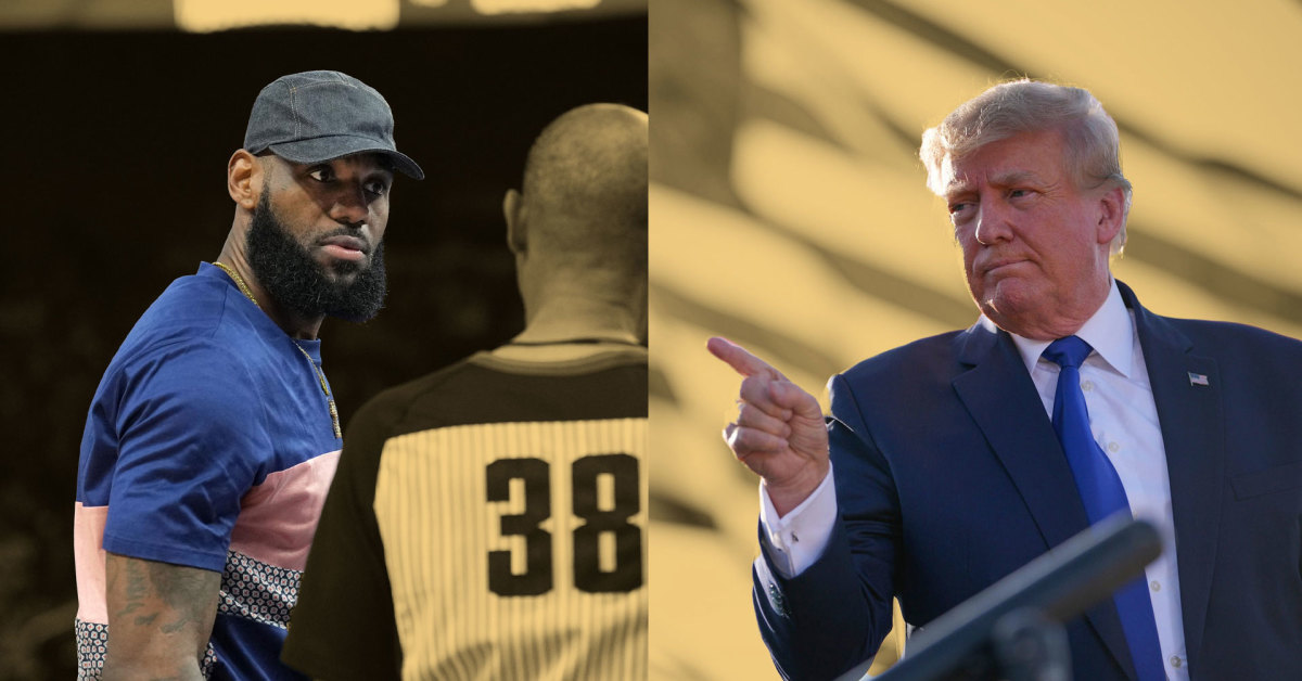 When LeBron justified calling Donald Trump a "bum": "Me and my friends ...