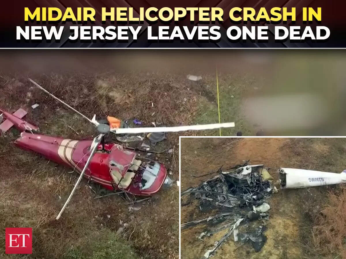 Midair helicopter crash in New Jersey leaves one dead and another ...