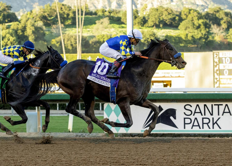 Goal oriented leads 1-2 Bob Baffert Malibu finish despite scratch of ...