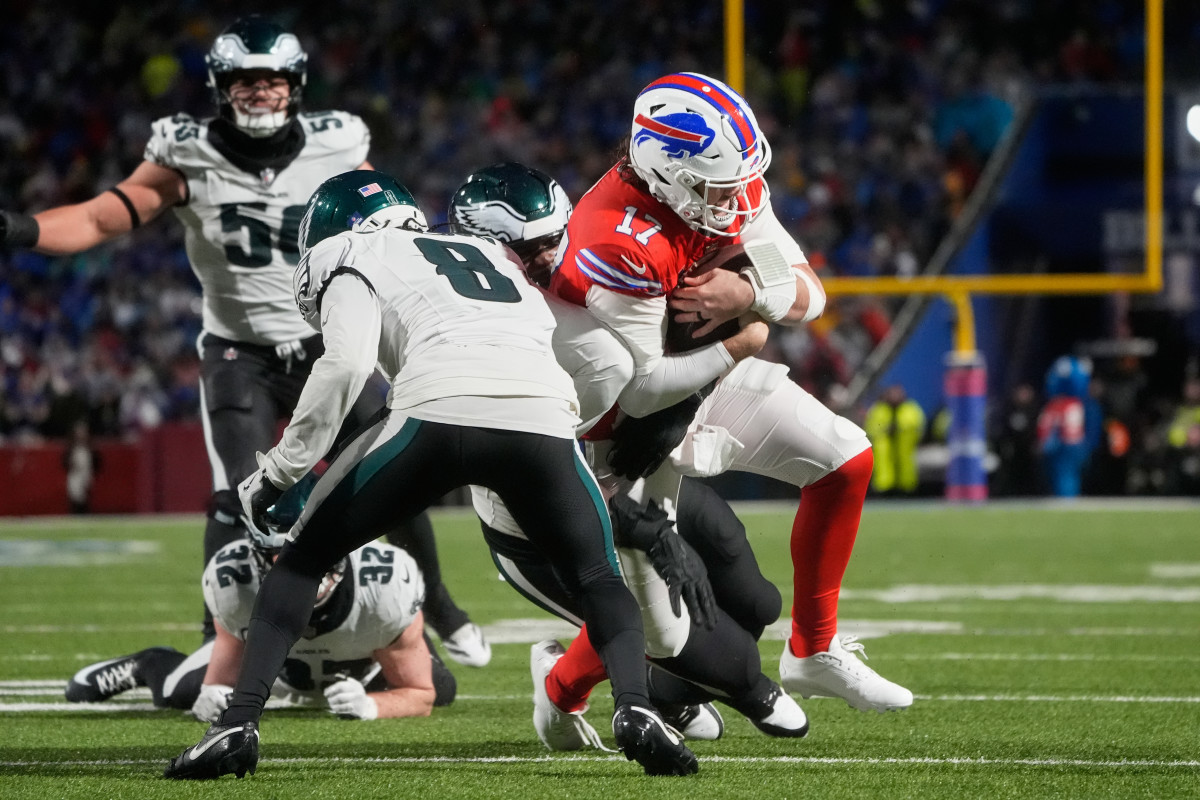 Eagles both ended an impressive Josh Allen streak and kept another one ...