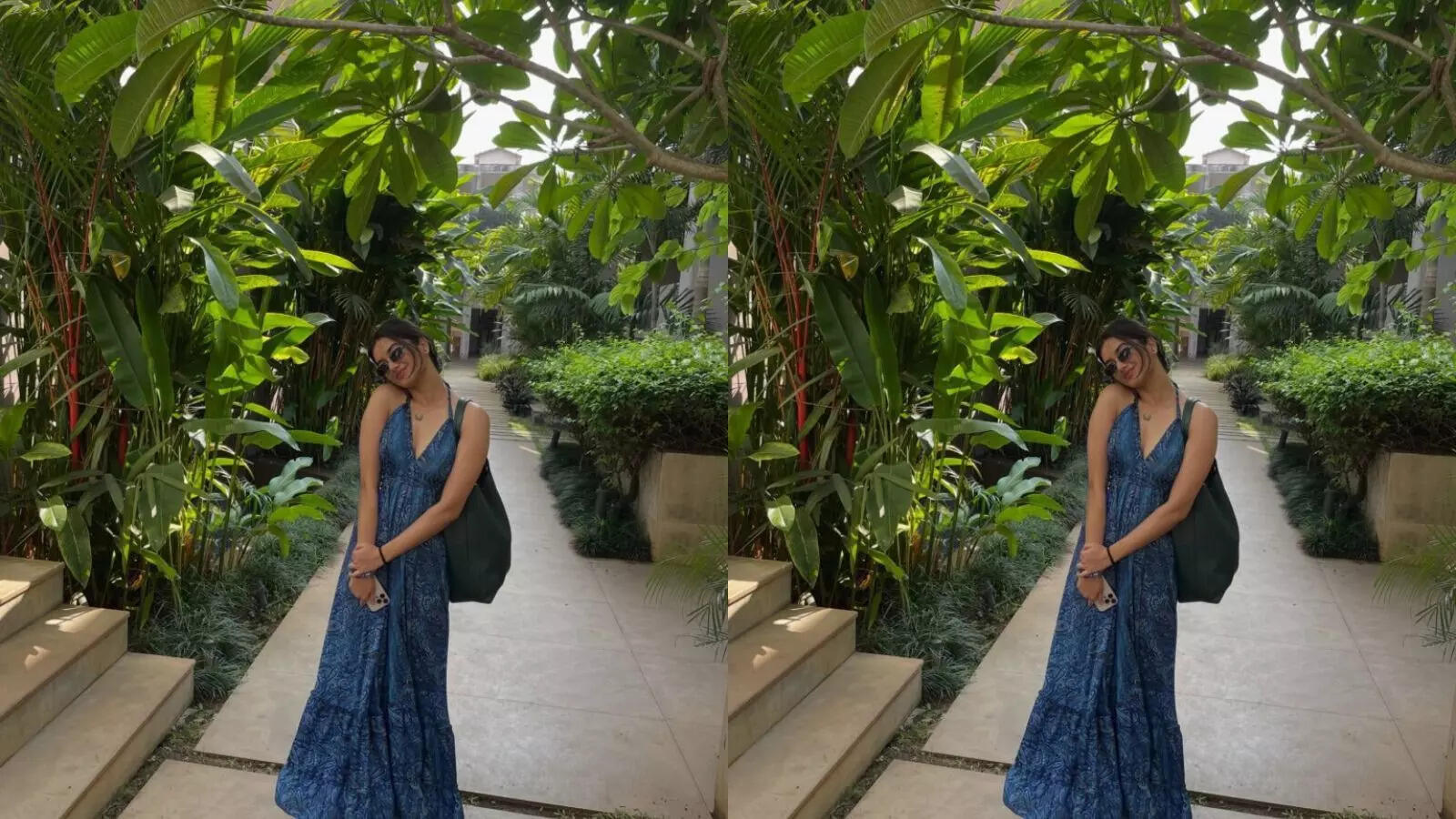 Bhagyashri Borse wraps up 2025 with tranquil beachside moments