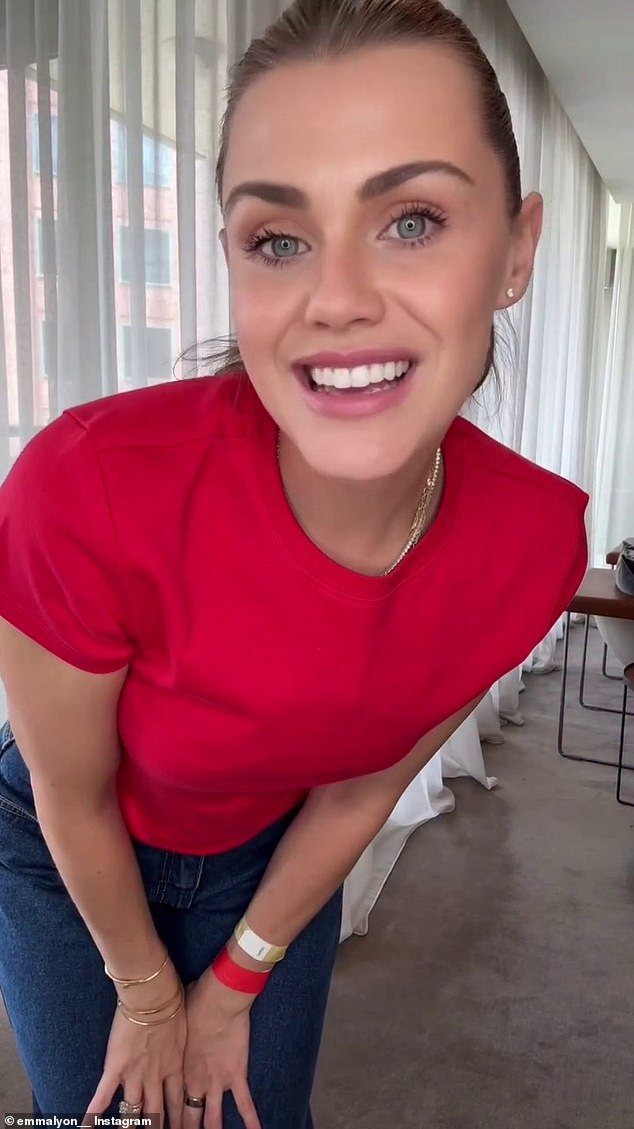 Fashionista cricket WAG Emma Lyon explains her very surprising Ashes outfit