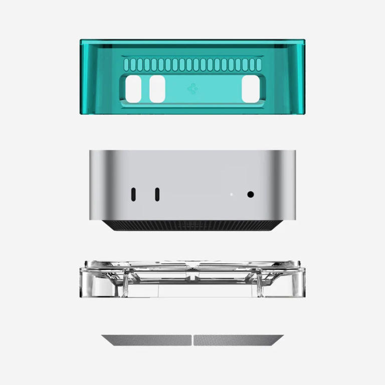 Un parfum de Bondi Blue : Spigen habille le Mac mini M4