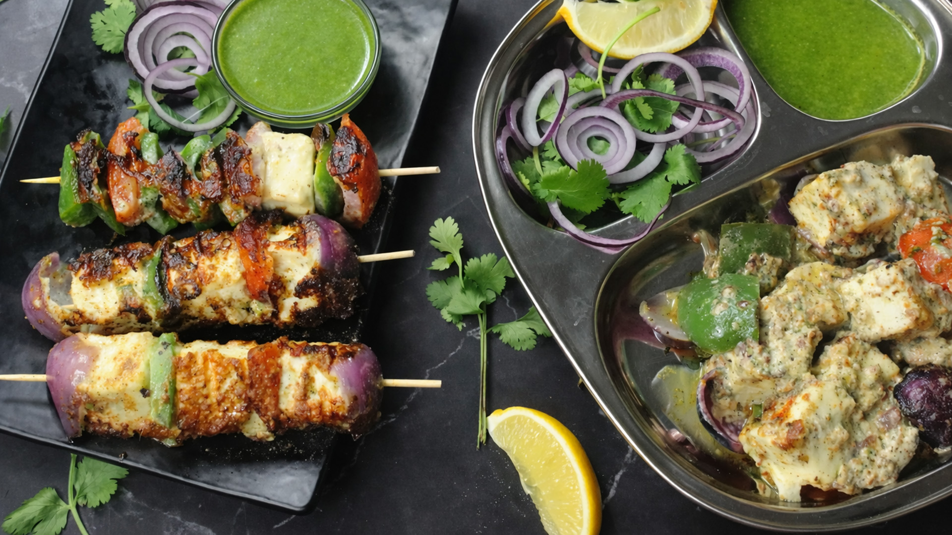 No oven malai paneer kebab at home