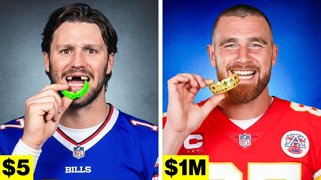 $5 vs $1,000,000 accessories NFL players wore