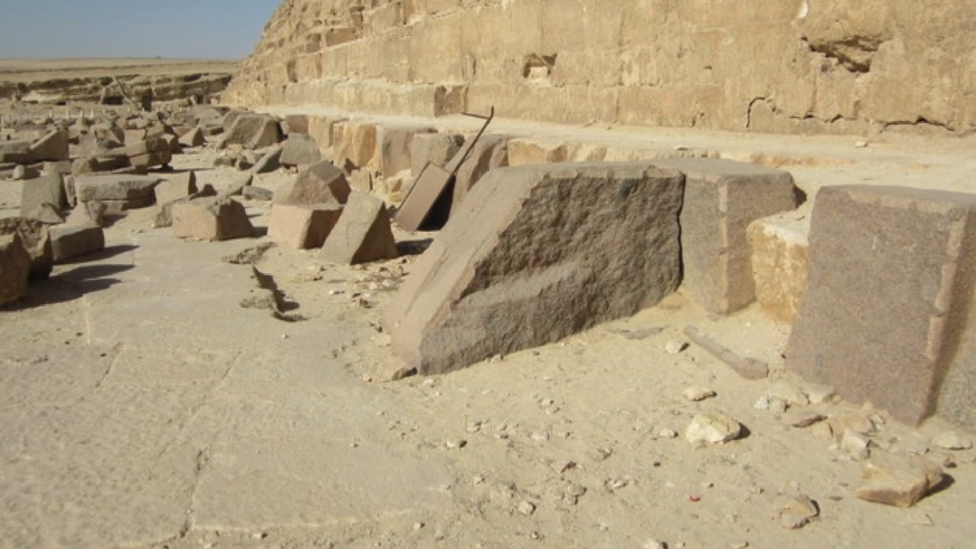 Why the Giza pyramids were part-cased in granite