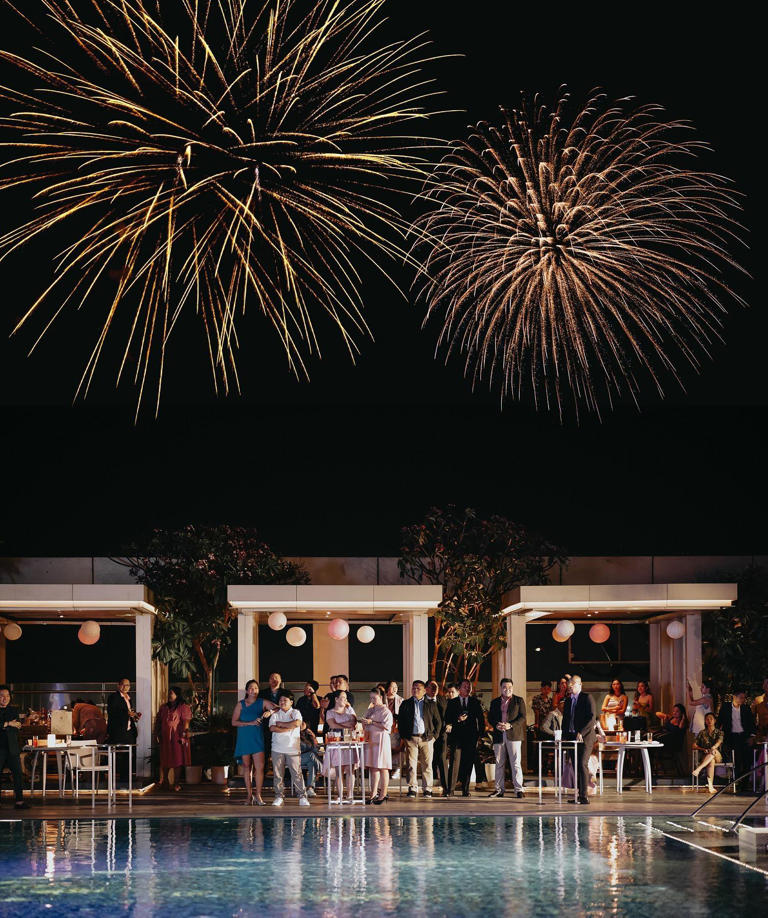 Attend parties and a grand countdown featuring world-class music icons ...