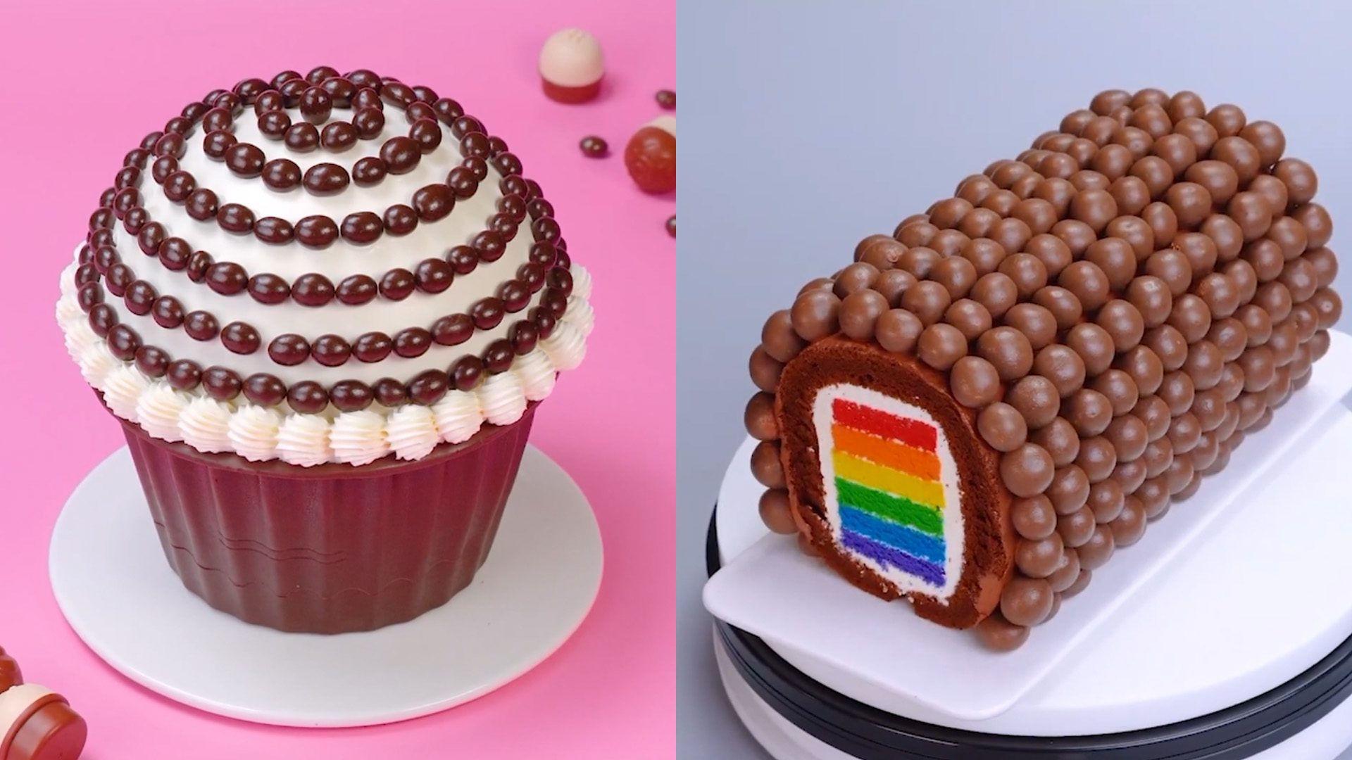 Chocolate meets colorful cake art