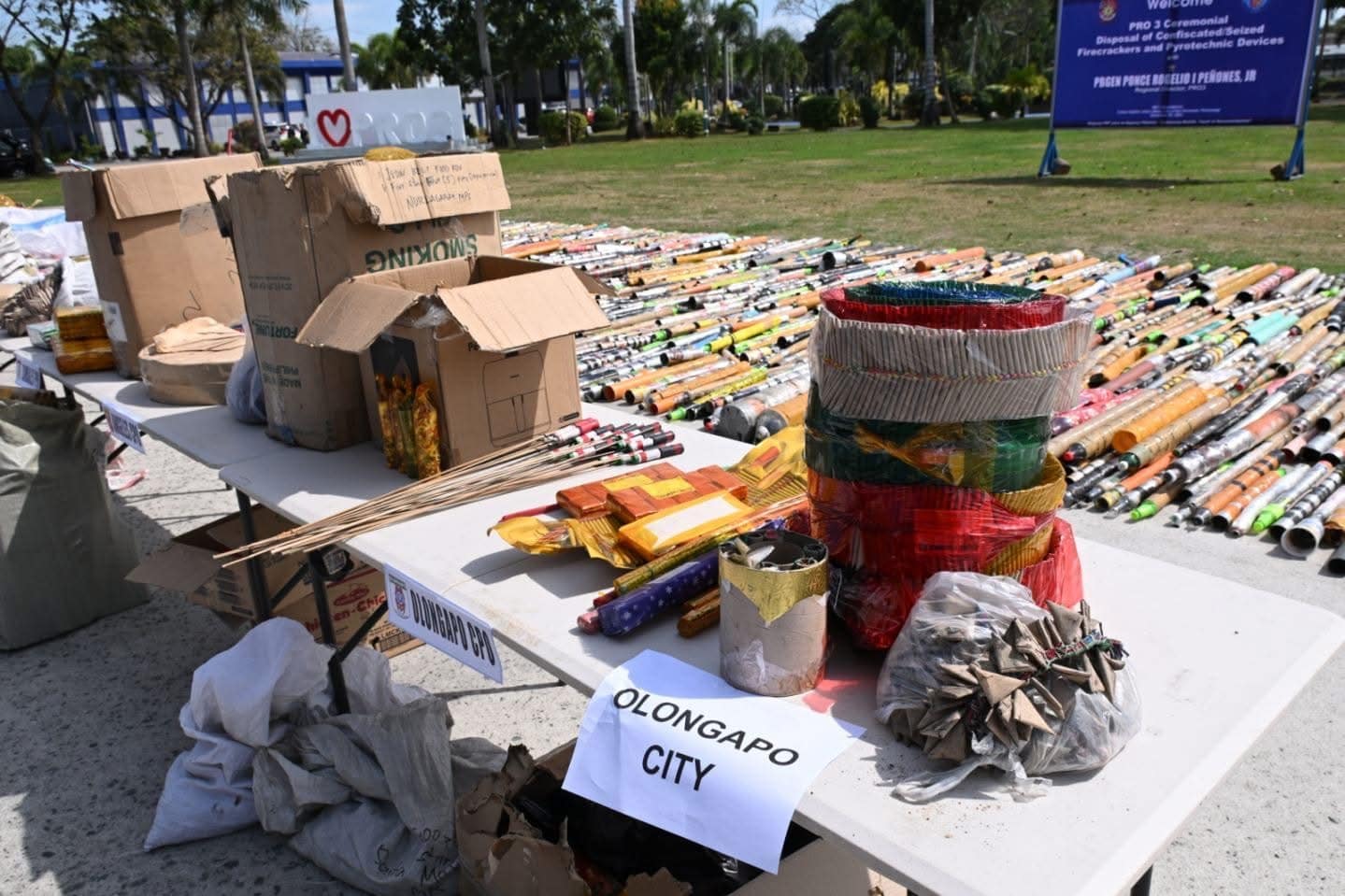 P500,000 worth of illegal firecrackers seized, destroyed in C Luzon