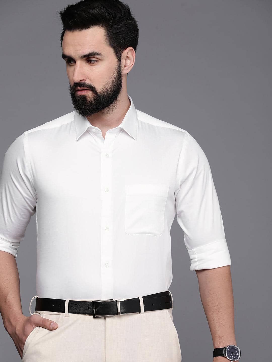 Best slim fit formal shirts for men to elevate office style on Myntra