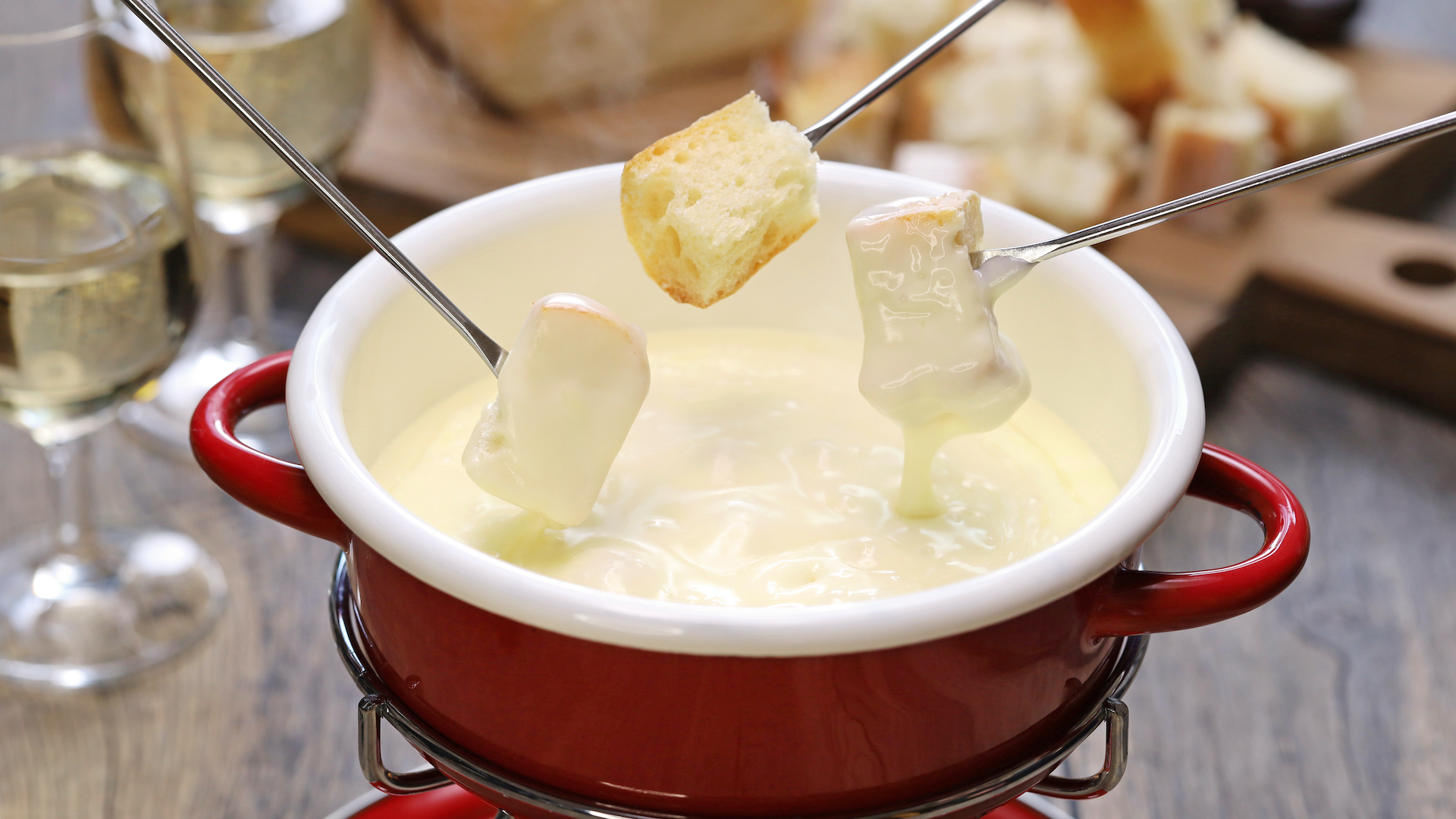 In Switzerland, you can eat a fondue in cable car while going up the ...