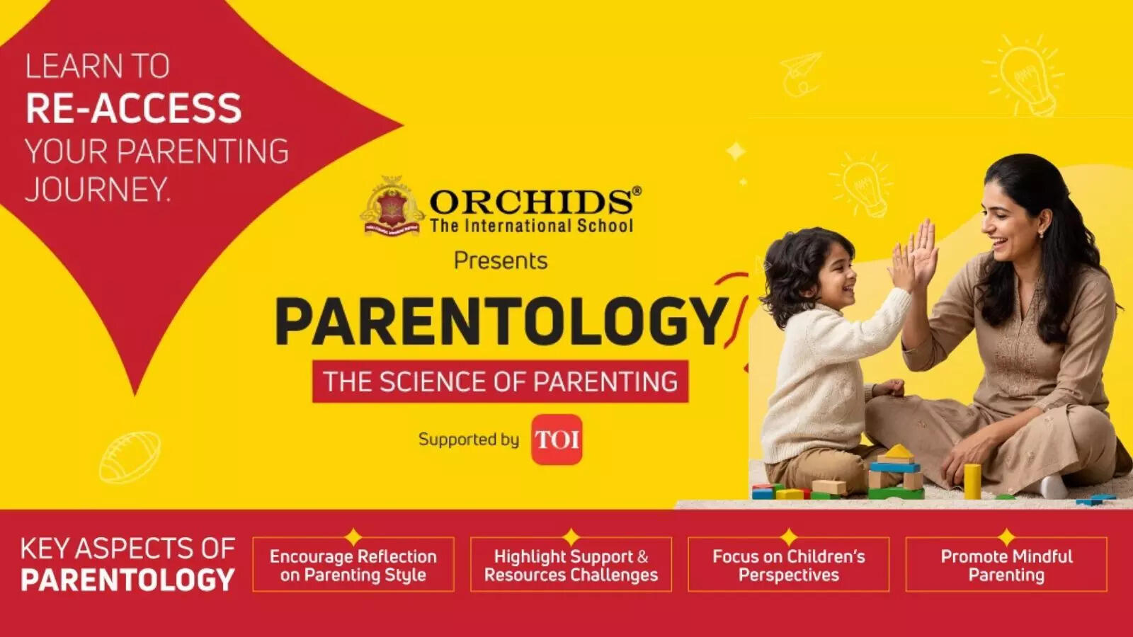 ऑर्किड्स द इंटरनेशनल स्कूल और TOI पेरेंटिंग की नई पहल 'पेरेंटोलॉजी ...