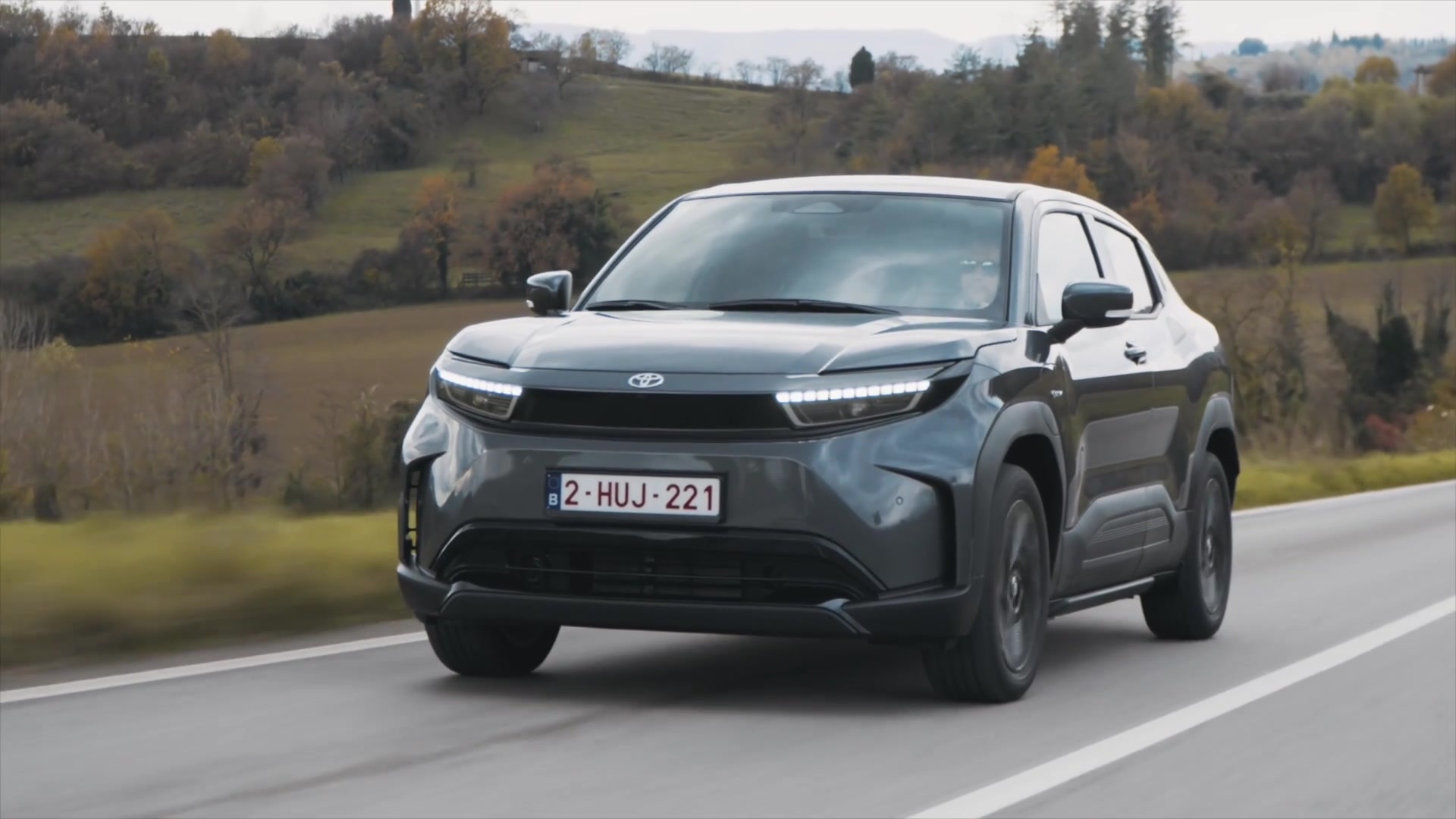 2026 Toyota Urban Cruiser FWD in graphite grey driving video