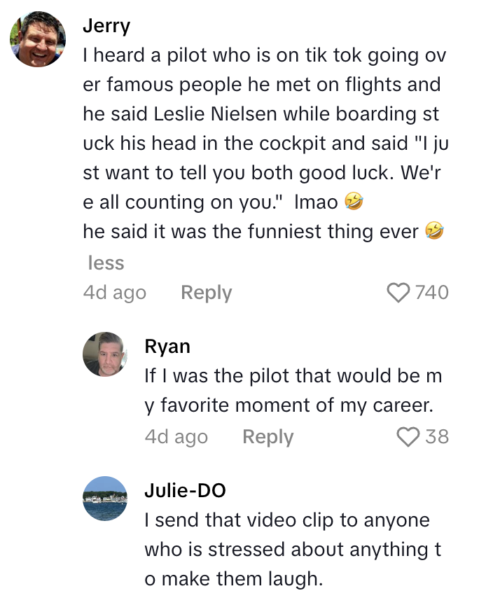 Leslie Nielsen’s niece said the actor made one last joke and had a ...