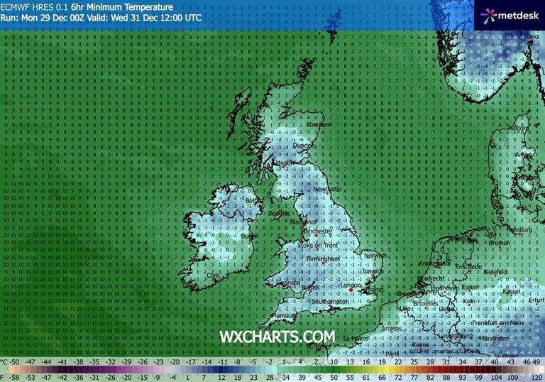 UK weather: Nordic storm threatens to swipe Britain’s New Year ...