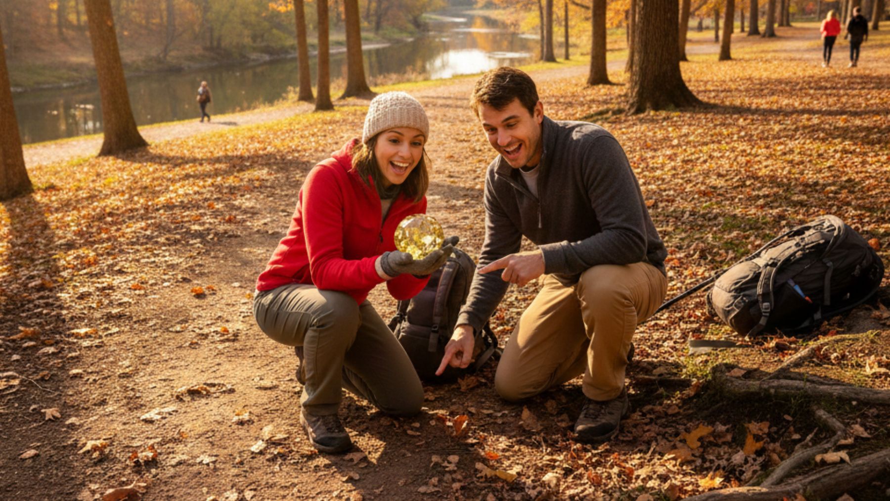 No es una novela: una pareja va de turismo a pasar el día y encuentra ...