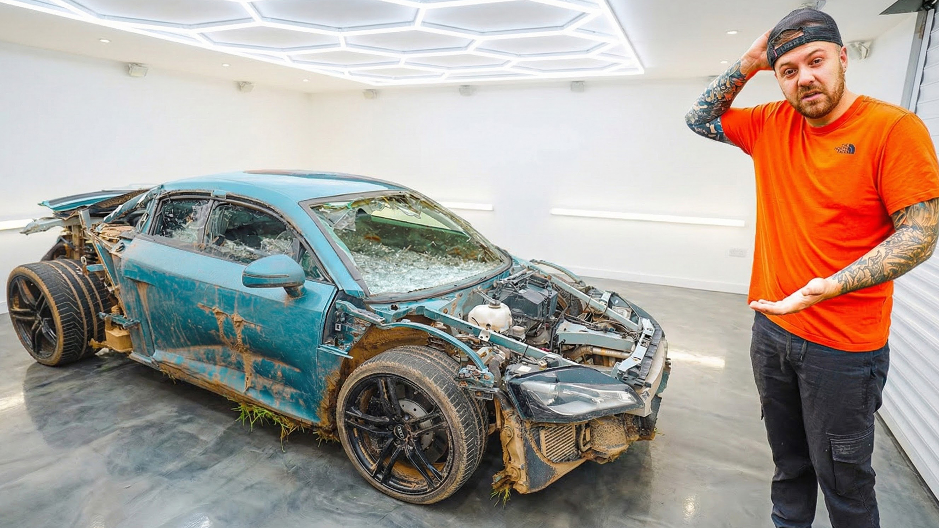 Trying to restore my destroyed Audi R8