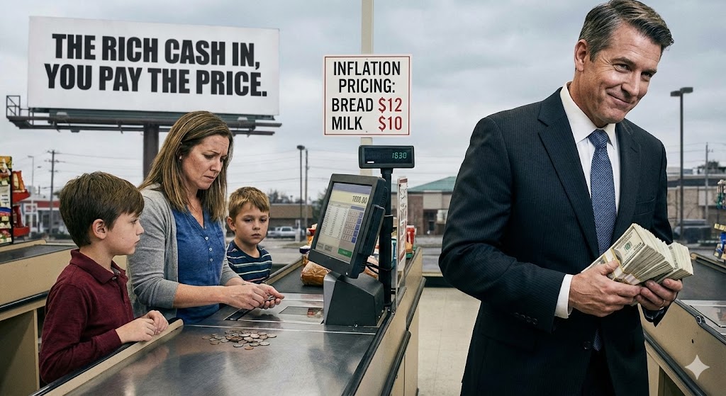 The rich used inflation to rob you