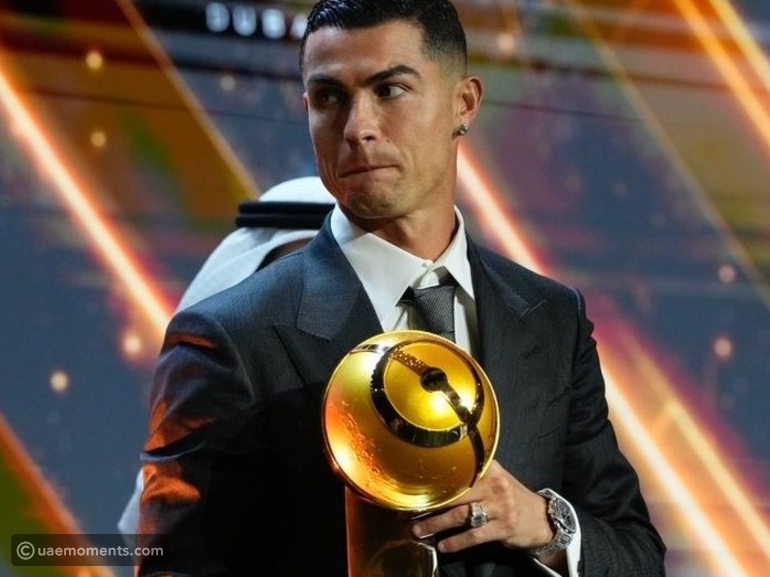 Football star Cristiano Ronaldo wins best Middle East player of 2025