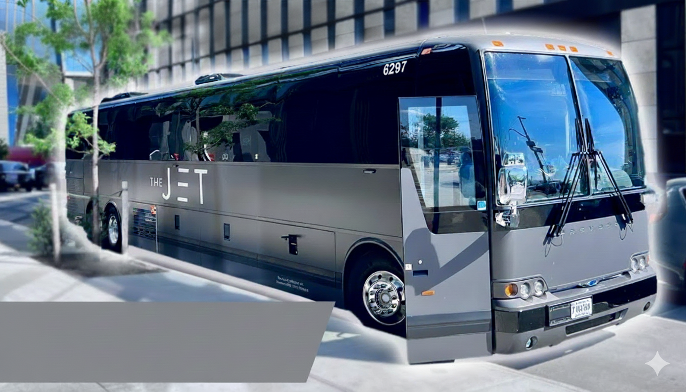 First class on the JET - luxury bus from NYC to DC