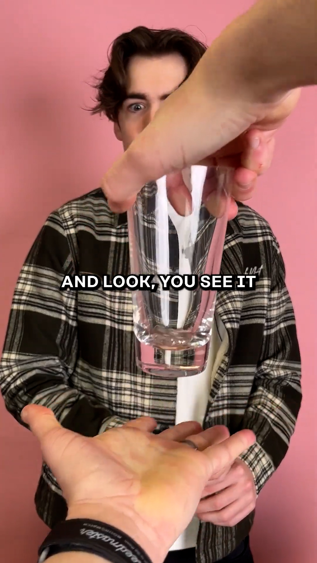 This coin goes straight through glass