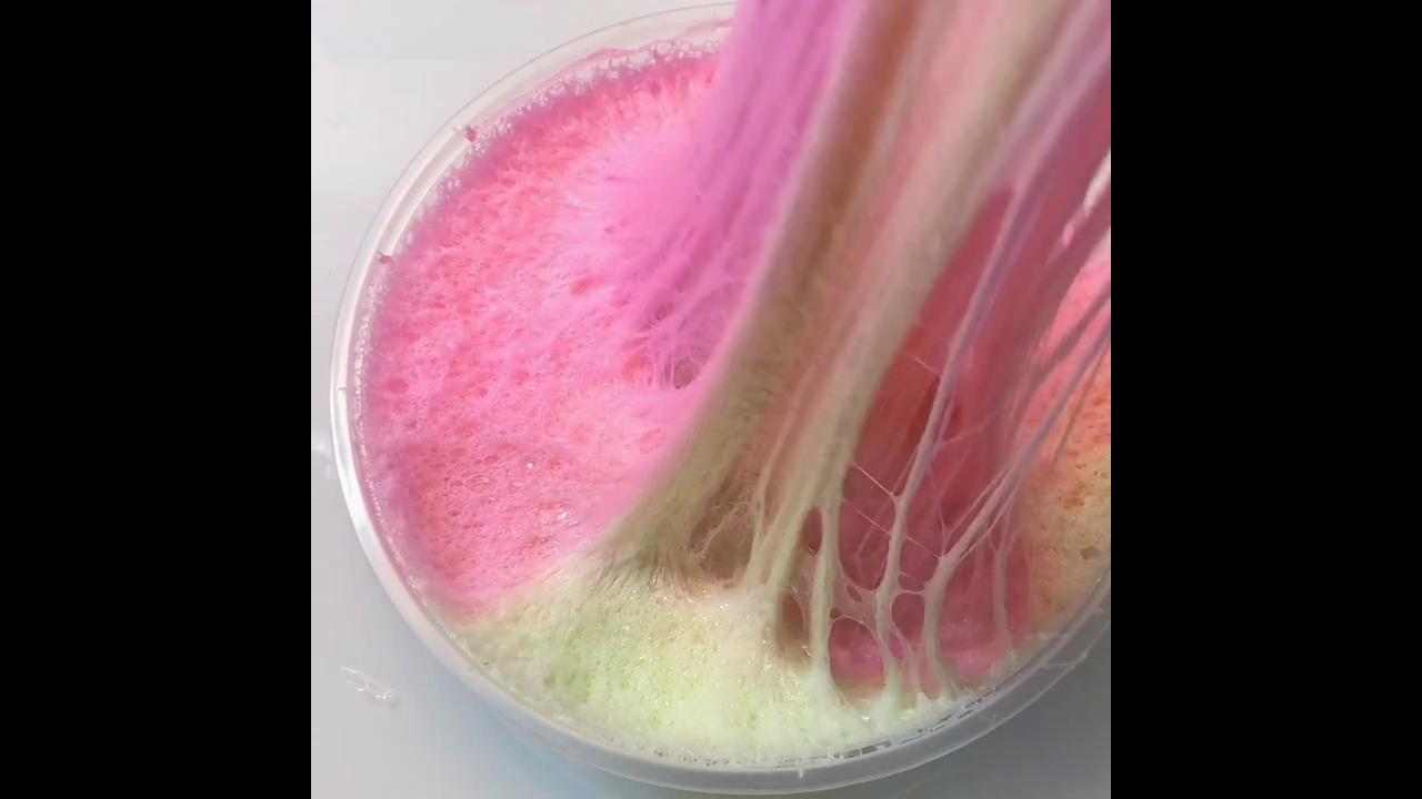 Kneading colorful cloud slime ASMR
