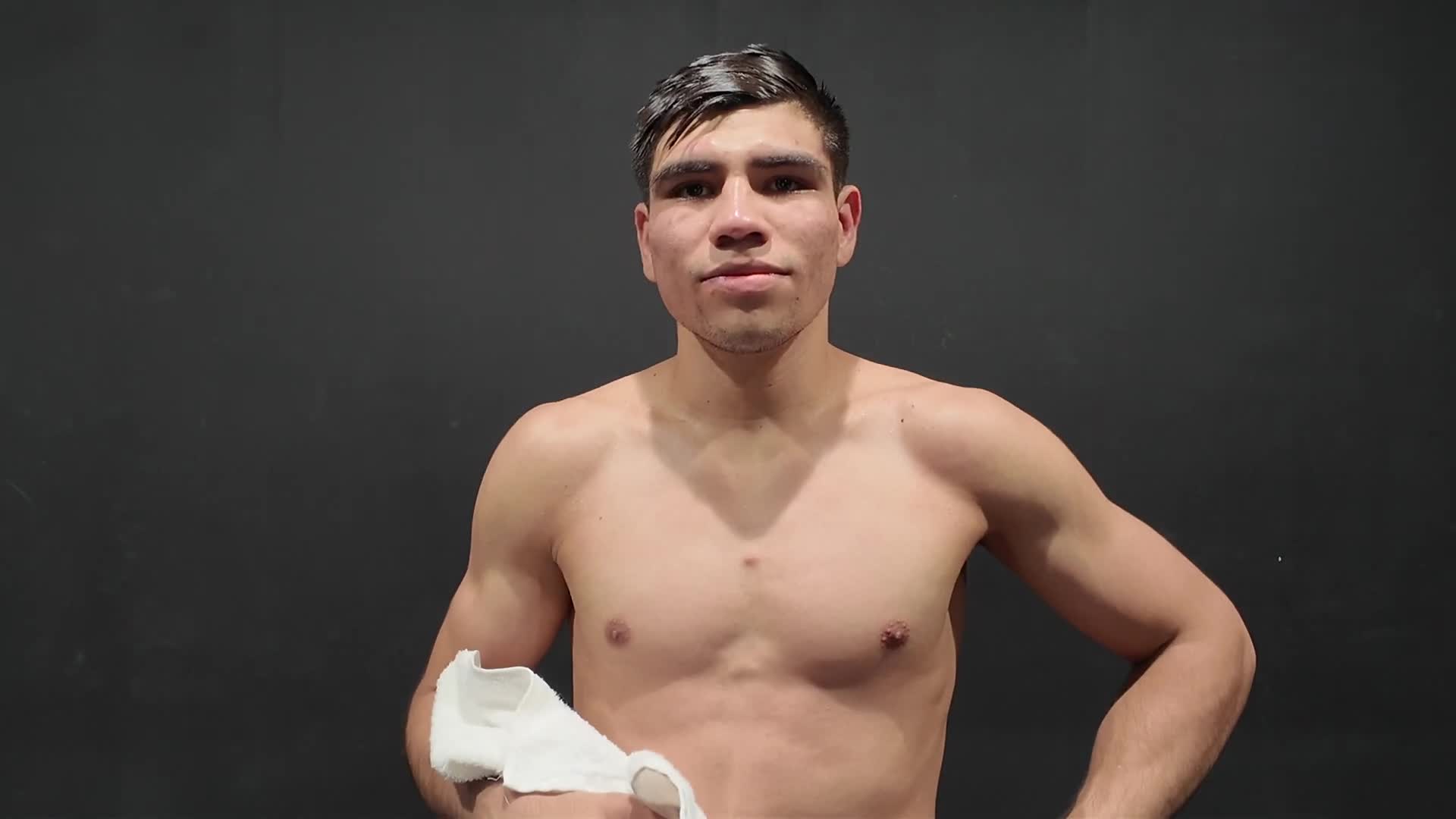 Omar Salcido immediately after Chris Colbert stoppage win | Call out ...