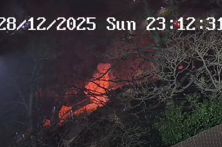 Watch as explosion rips through Calderdale village tyre dump