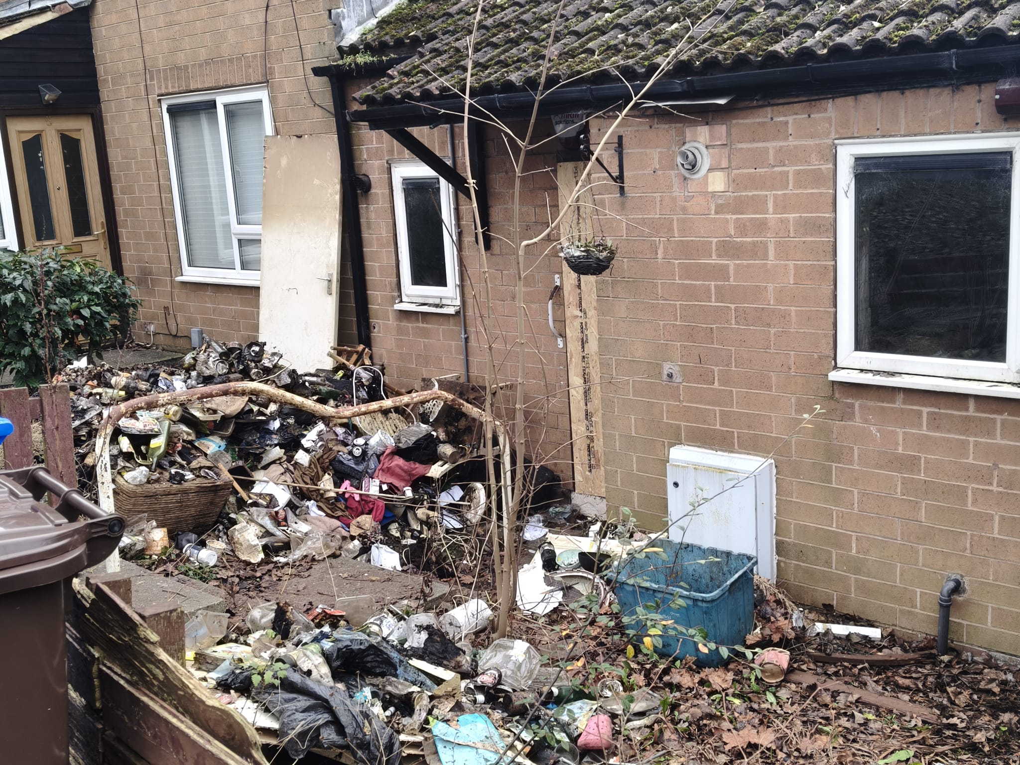 Hardy Place: Piles of burnt refuse pulled from Sheffield bungalow after ...