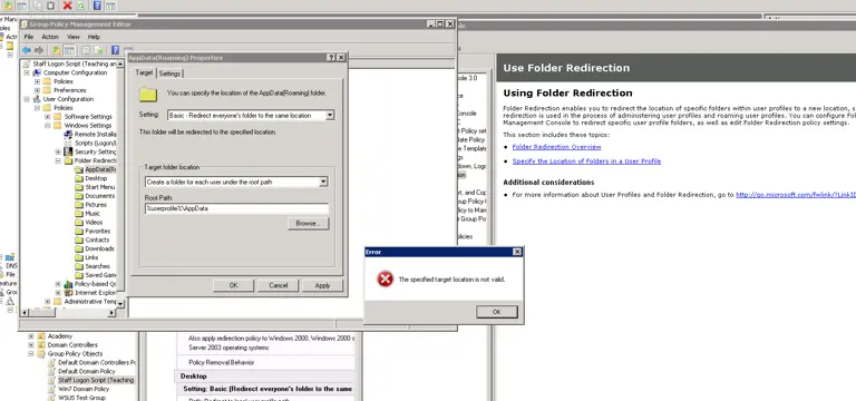 Windows: comparativa de gestión de perfiles con Folder Redirection y ...