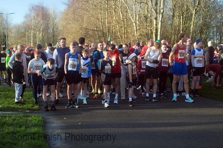 Colourful pictures from 25th Lancaster festive fun run which was race ...