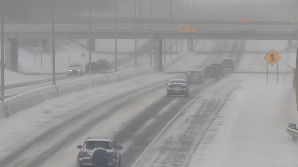 Drastic weather changes cause slick roads, low visibility and local ...