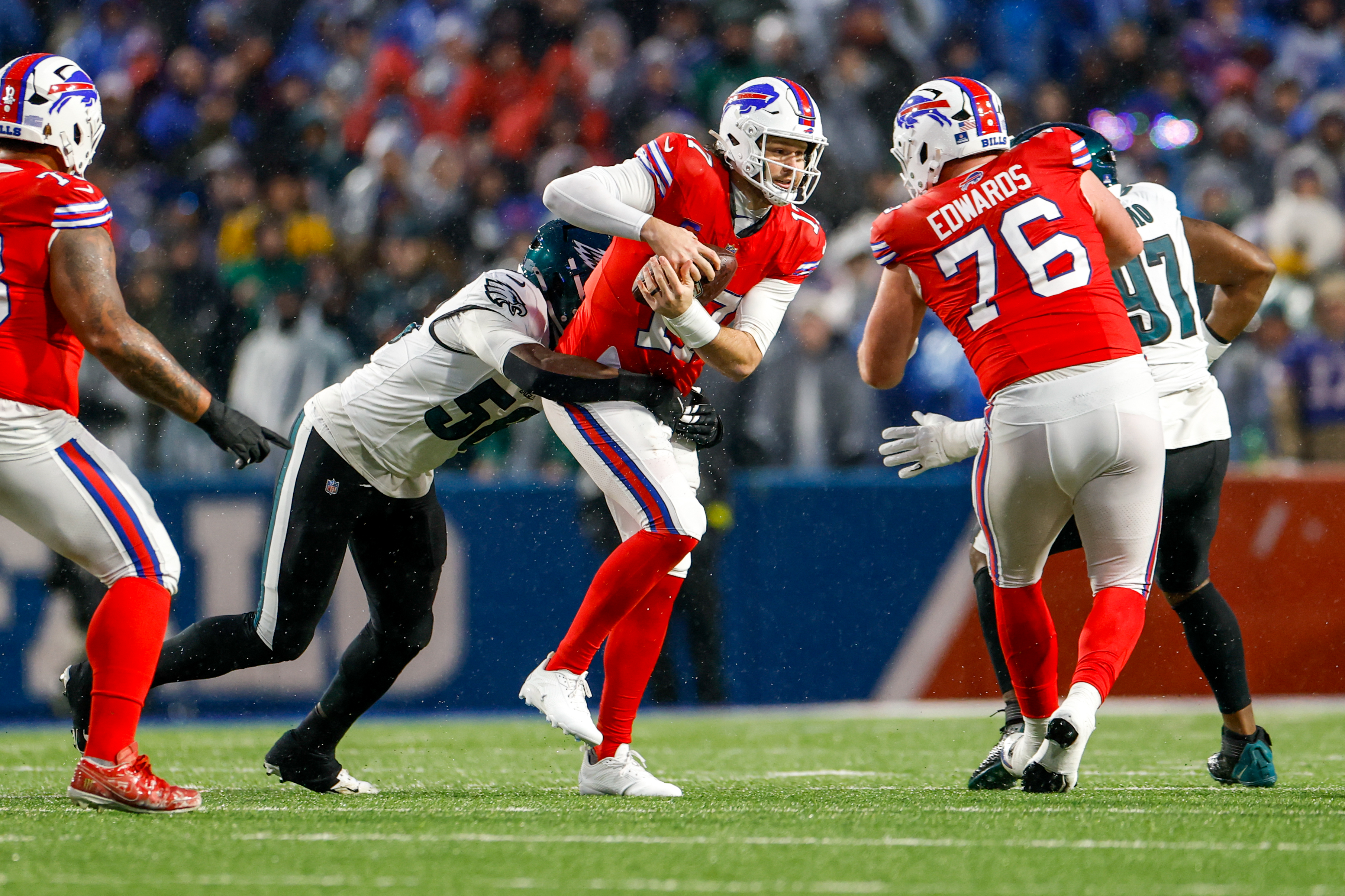 Eagles-Bills snap counts: Jalyx Hunt was efficient