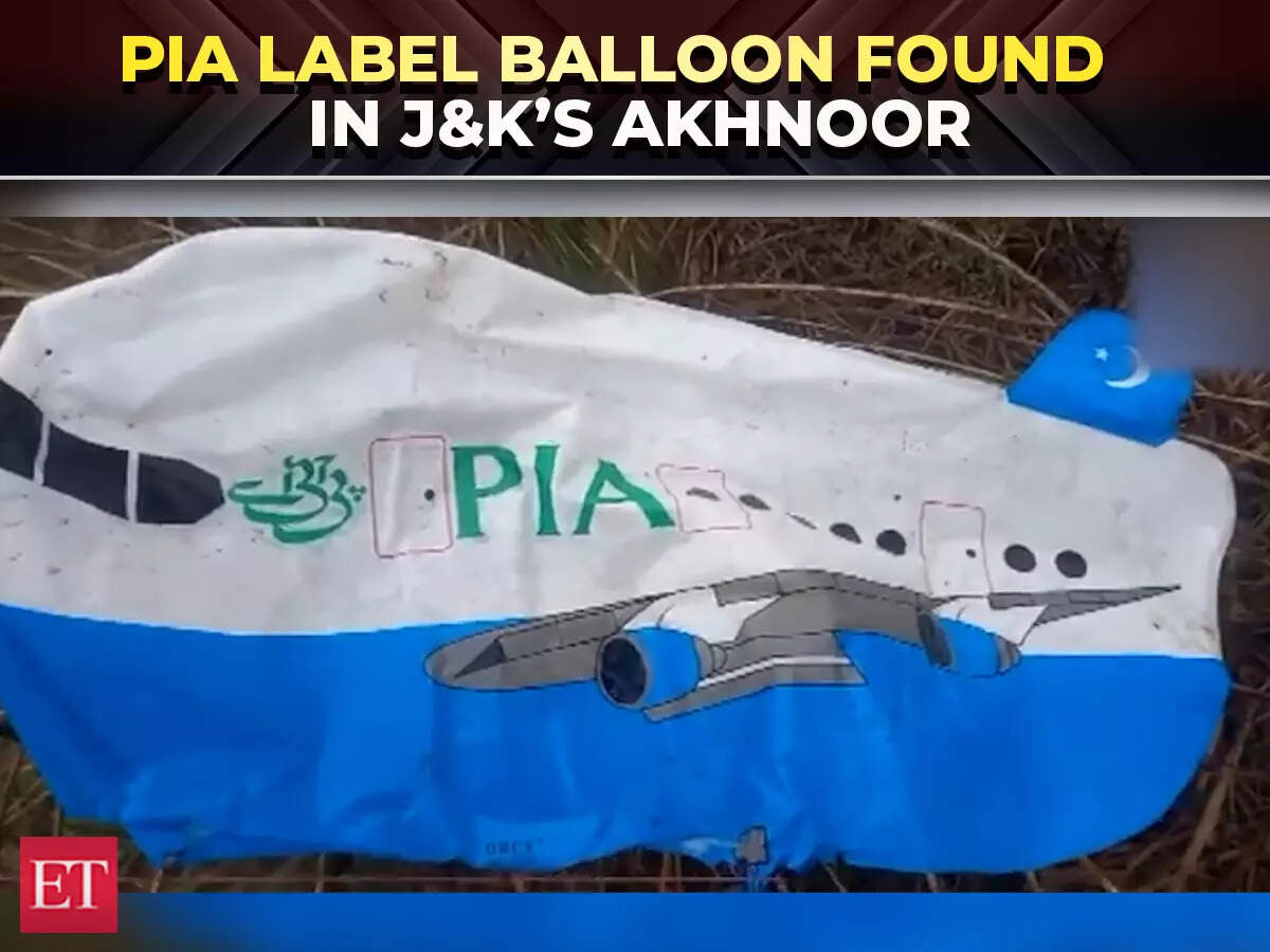 PIA-marked balloon found in Jammu and Kashmir's Akhnoor, probe underway