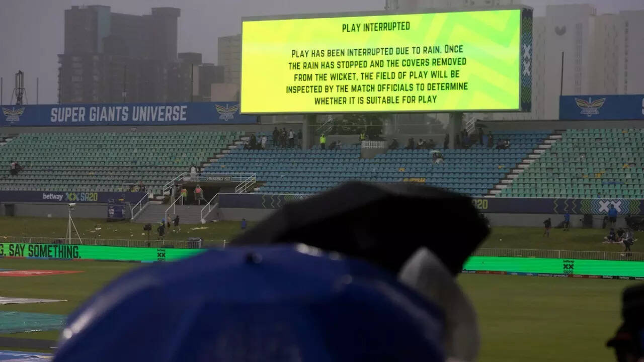 SA20: Durban's Super Giants vs MI Cape Town washed out; both teams ...