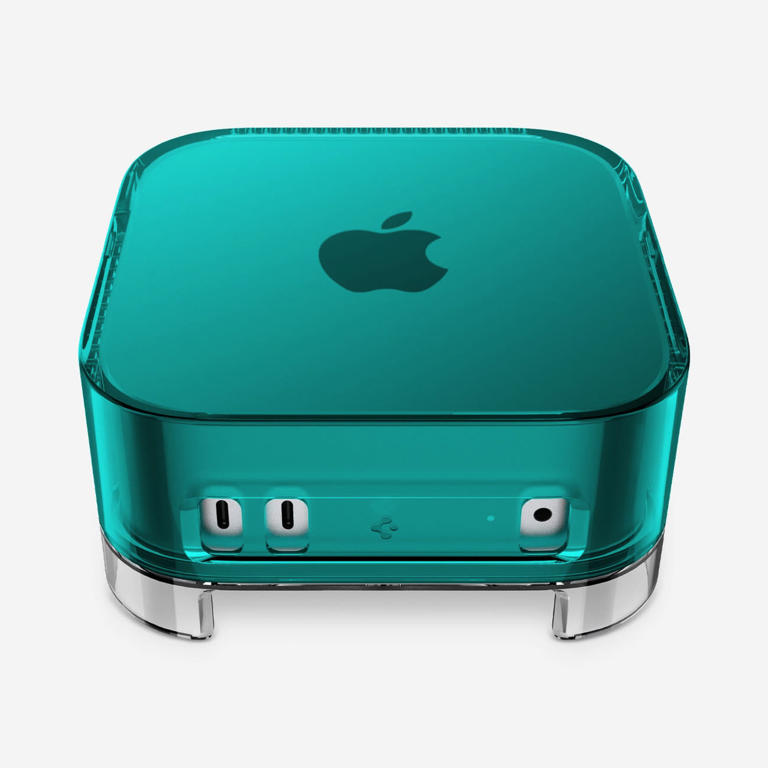 Un parfum de Bondi Blue : Spigen habille le Mac mini M4